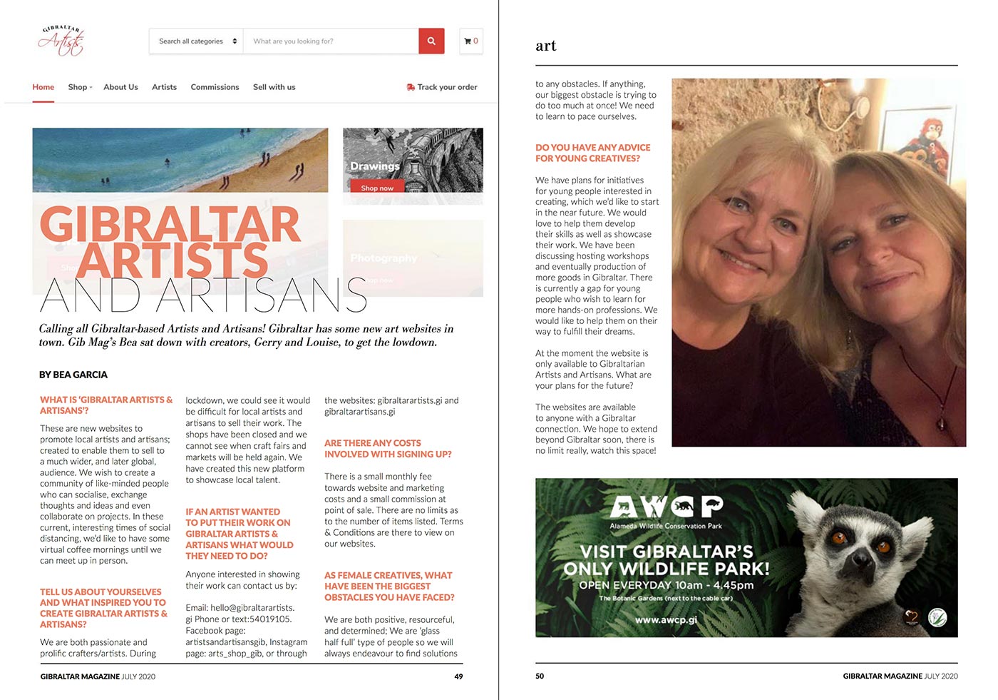Gibraltar Artists – a new online platform for artists - Geraldine ...